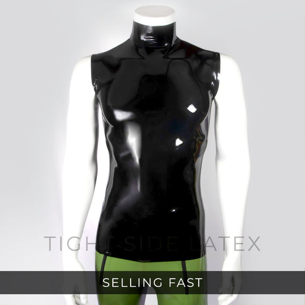 Latex Neck Entry Vest Top – Tight Side Latex